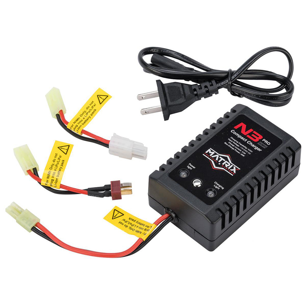 MATRIX N3 Pro Compact Smart Charger for NiMh Airsoft AEG Batteries ...