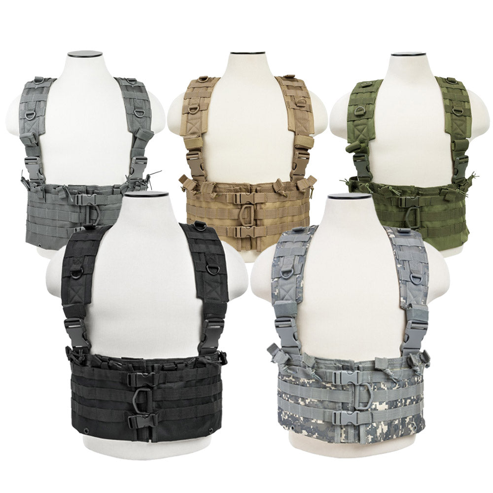 VISM AR MOLLE Chest Rig Tactical Vest by NcSTAR | AirsoftNMore.com