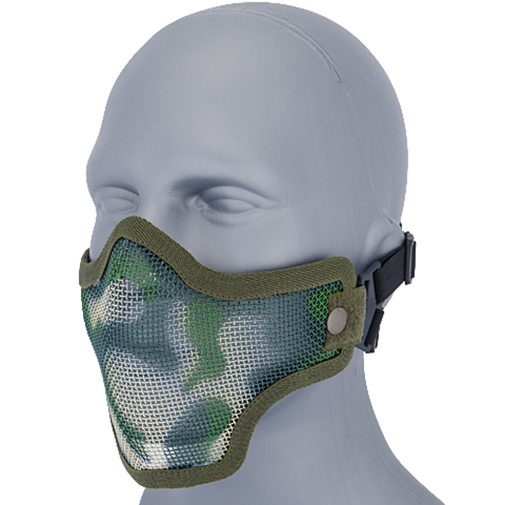 Lancer Tactical Airsoft Lower Face Steel Mesh Half Mask | AirsoftNMore.com