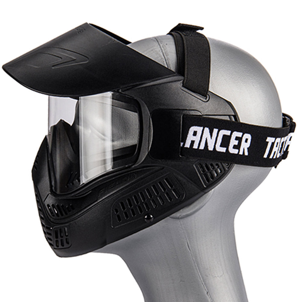 Lancer Tactical Full Face Airsoft Mask with Visor | AirsoftNMore.com