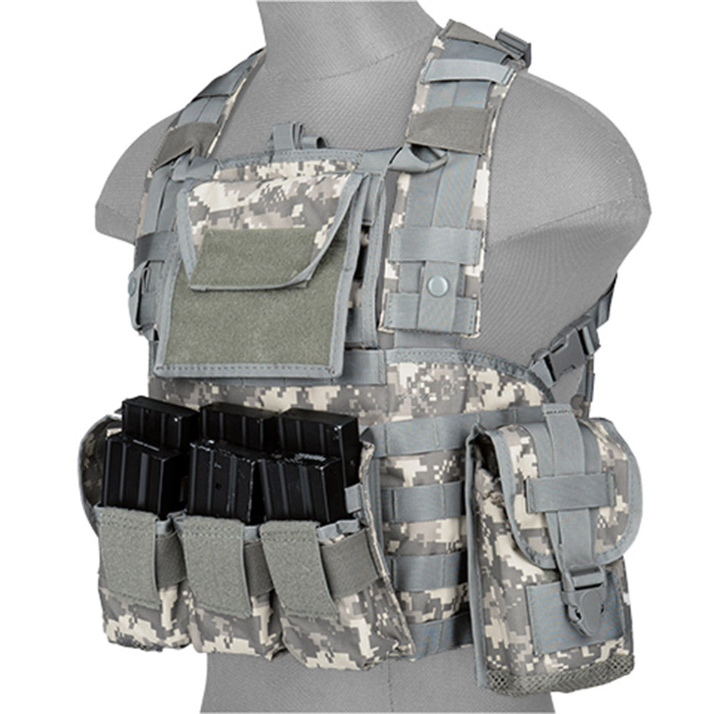 Lancer Tactical Modular RRV-Style MOLLE Chest Rig | AirsoftNMore.com