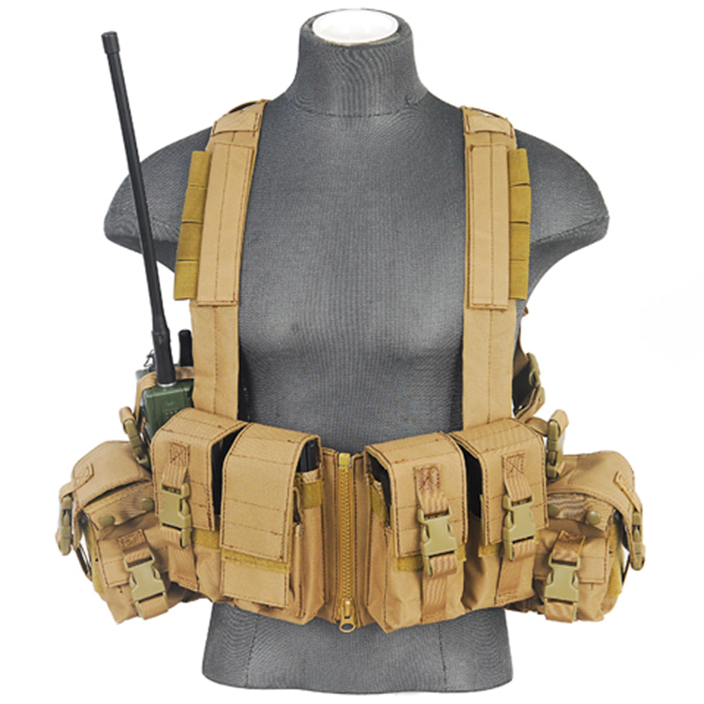 Lancer Tactical T1G Split Front Load Bearing Chest Rig | AirsoftNMore.com