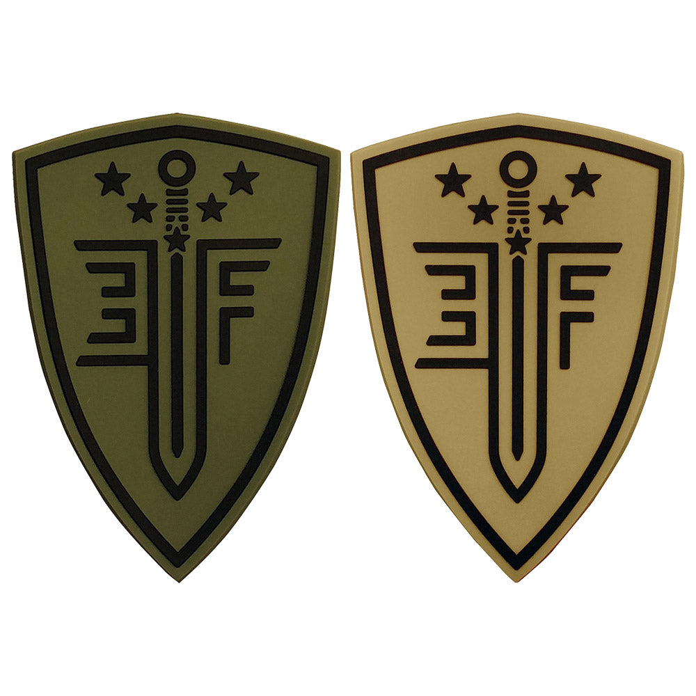 ELITE FORCE Shield Hook & Loop PVC Airsoft Tactical Morale Patch ...