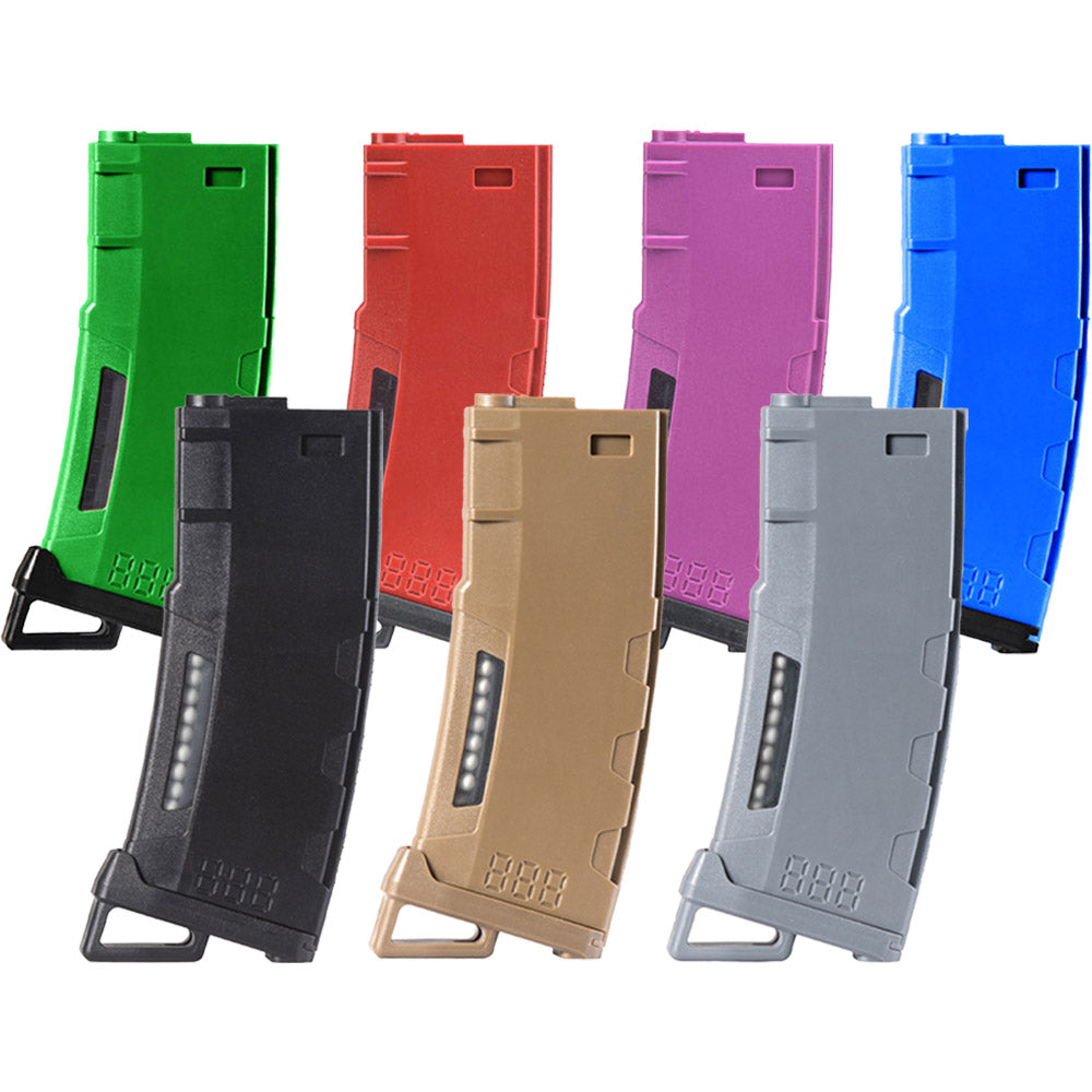 Lancer Tactical 130rd High Speed Airsoft AEG Mid-Cap Magazine ...