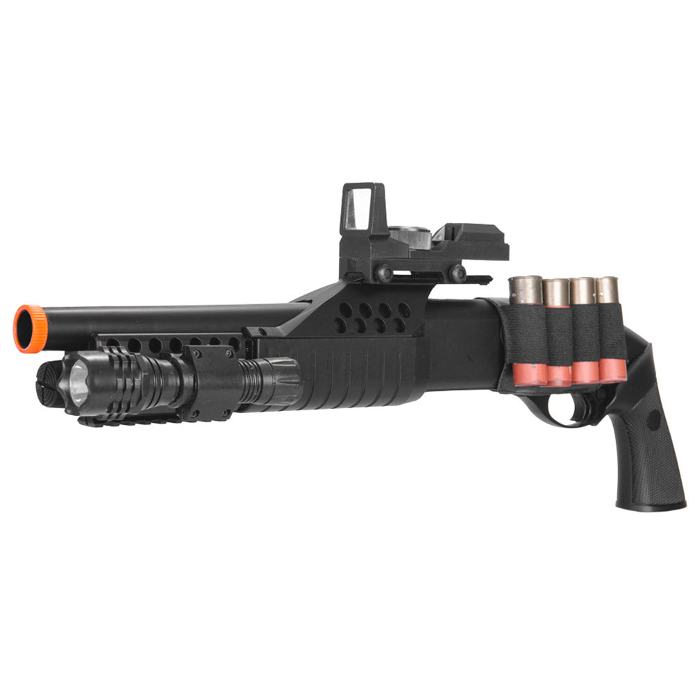 Gold Arrows M180 Pump Action Single Shot Tactical Airsoft Shotgun ...