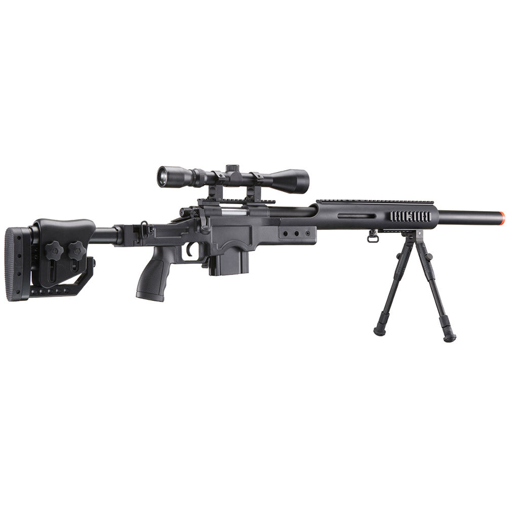 WELL MB4410 M24 Tactical Bolt Action Airsoft Sniper Rifle ...