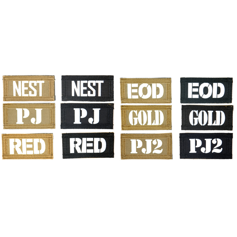 Lancer Tactical Reversible Callsign Glow-in-the-Dark / IR Hook & Loop ...