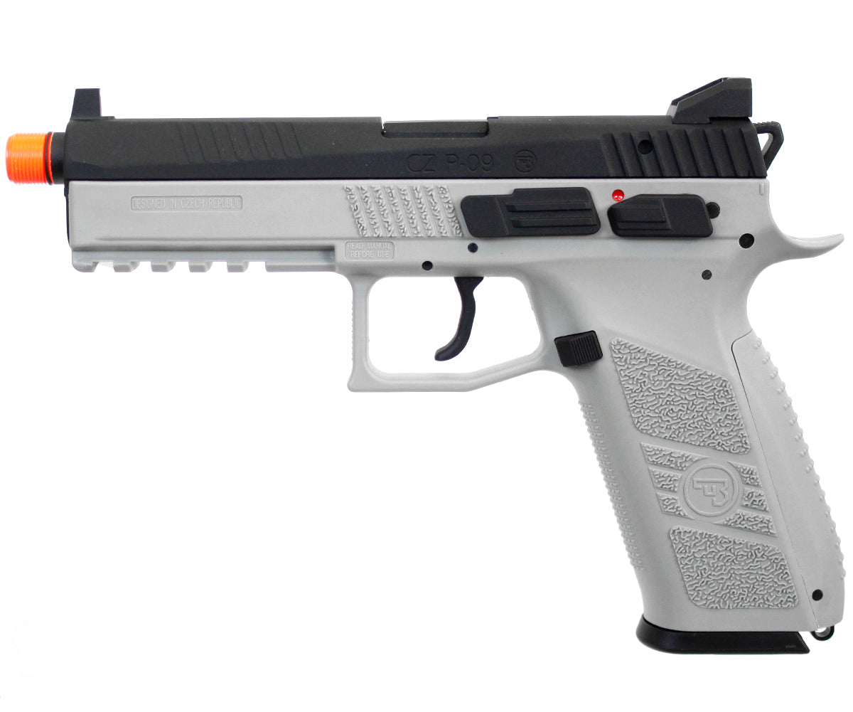 CZ Full Metal P-09 Co2 Powered Gas Blowback Airsoft Pistol by ASG ...