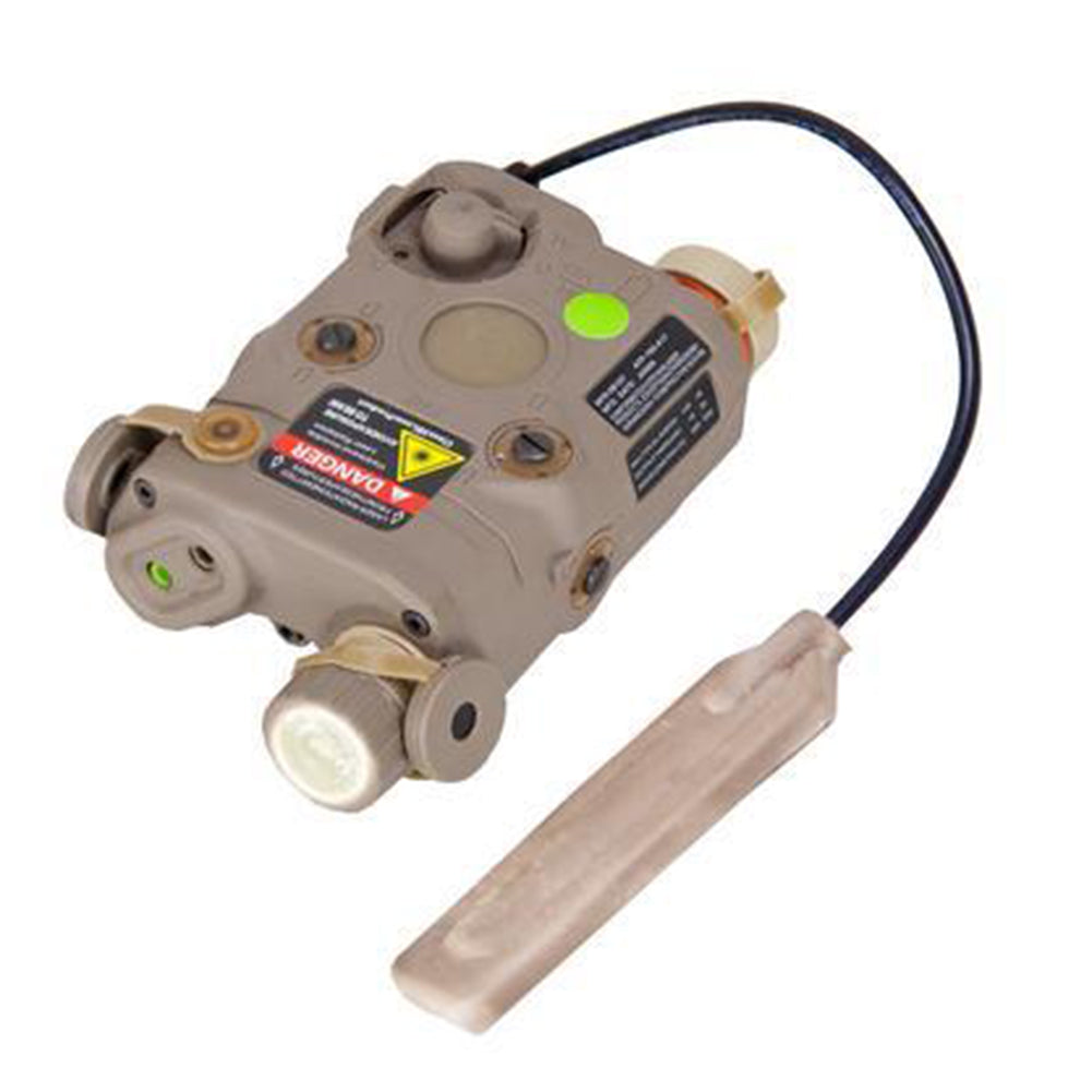 BRAVO Airsoft PEQ-15 LED Light & Green Laser Combo w/ Pressure Pad ...