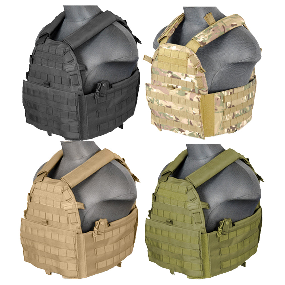 Lancer Tactical 6094 MOLLE Airsoft Plate Carrier Vest | AirsoftNMore.com