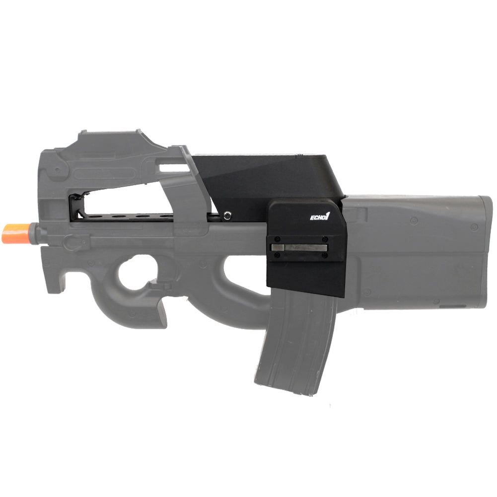 AirsoftNMore.com | Echo 1 E90 1500 Round Box Magazine Adapter for AEG ...