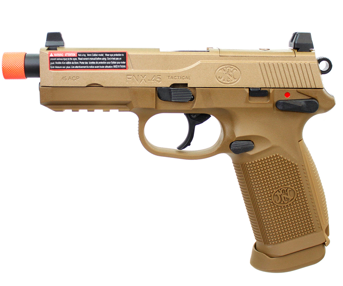 Cybergun FN Herstal FNX-45 Tactical Gas Blowback Airsoft Pistol by VFC ...