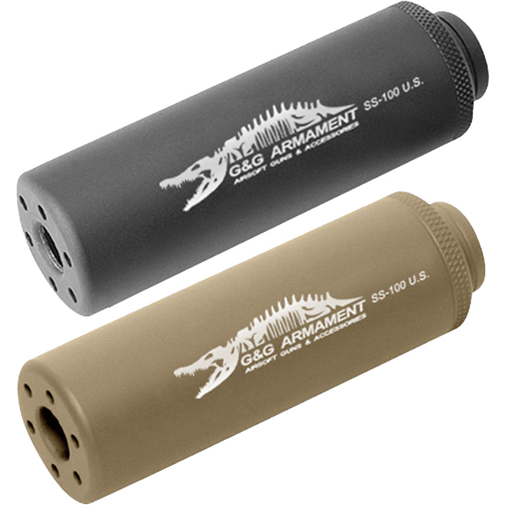 G&G SS-100 Airsoft Barrel Extensions Mock Suppressor | AirsoftNMore.com