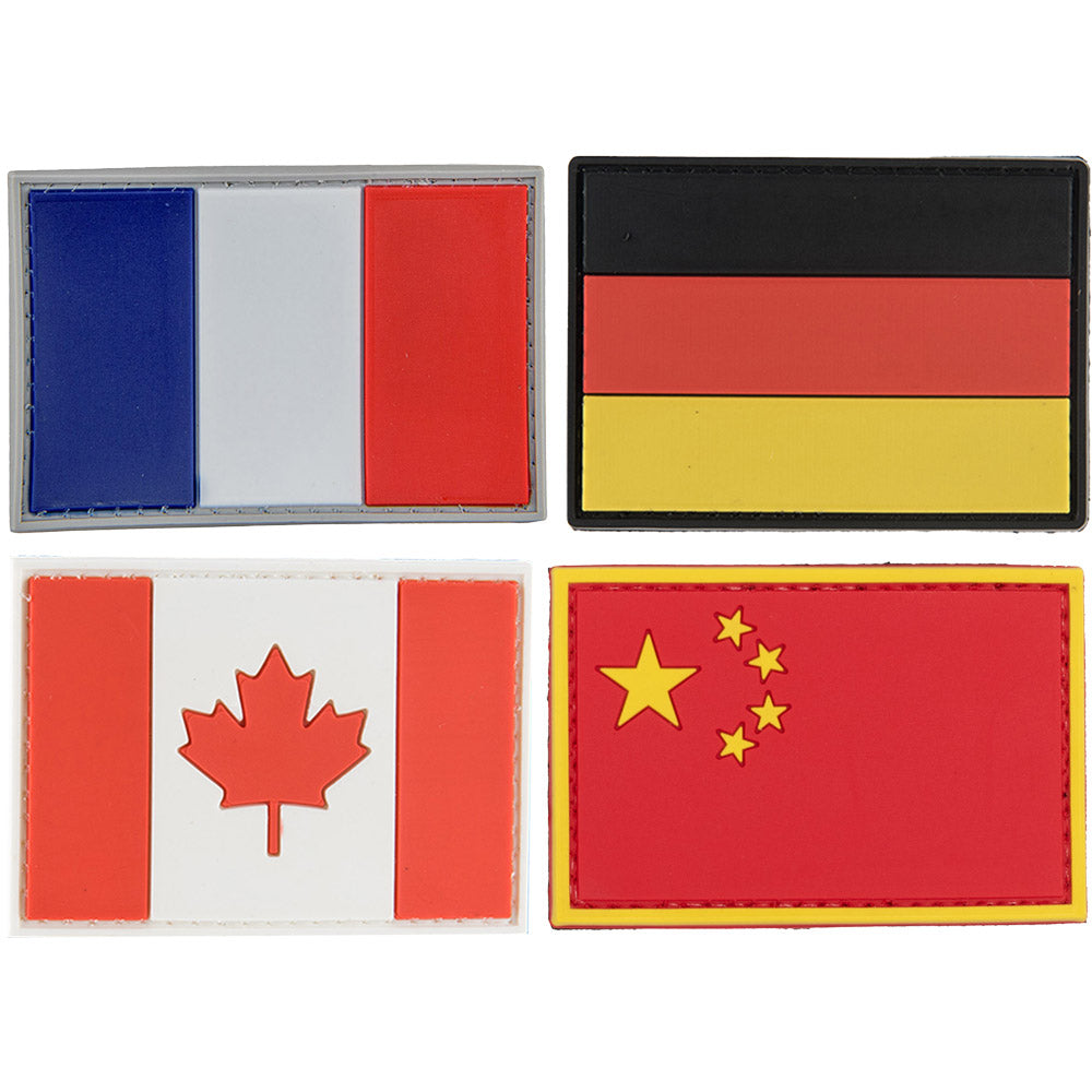 G-FORCE National Flag Hook & Loop Tactical Airsoft PVC Morale Patch ...