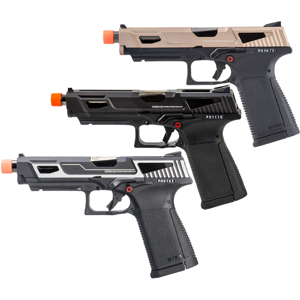 G&G GTP9-MS Gas Blowback Airsoft Pistol w/ Metal Slide & Case ...