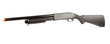 AGM Spring Powered M500 Airsoft Shotgun Full Metal with Full Stock ...