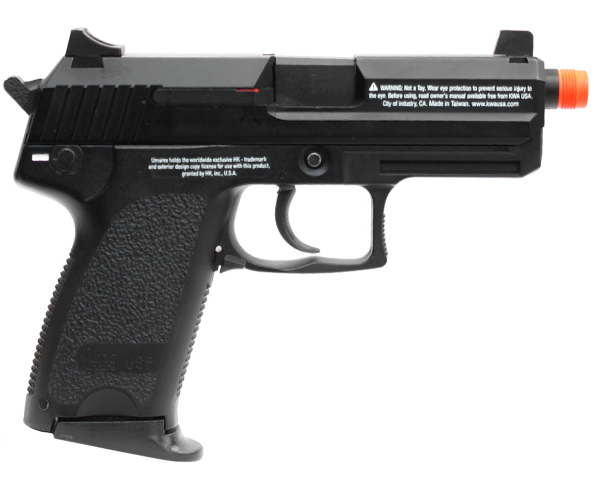KWA Heckler & Koch USP Compact Tactical NS2 Gas Blowback Airsoft Gun ...