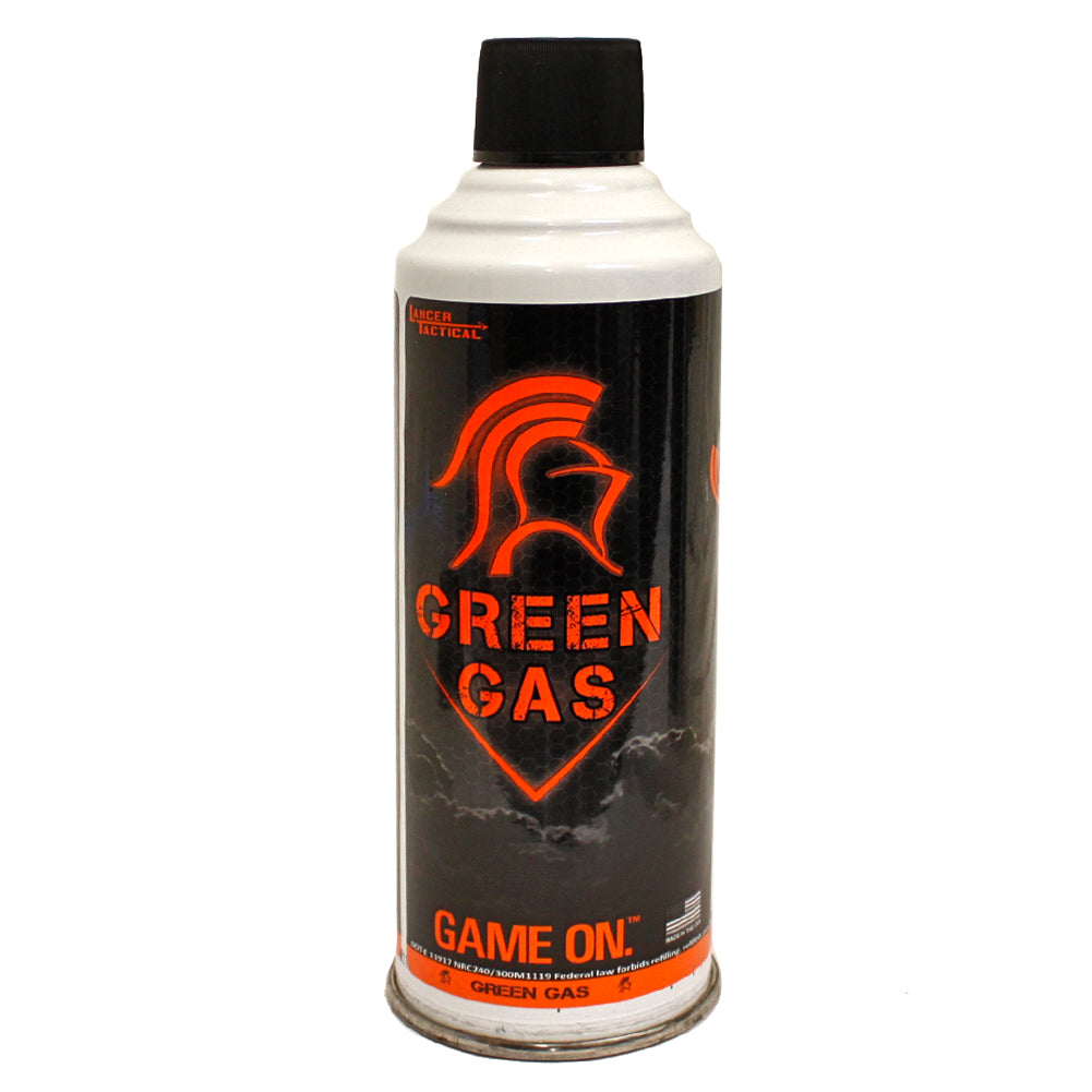 Airsoftnmore.com | Lancer Tactical 8oz Green Gas Can for Airsoft Gas ...