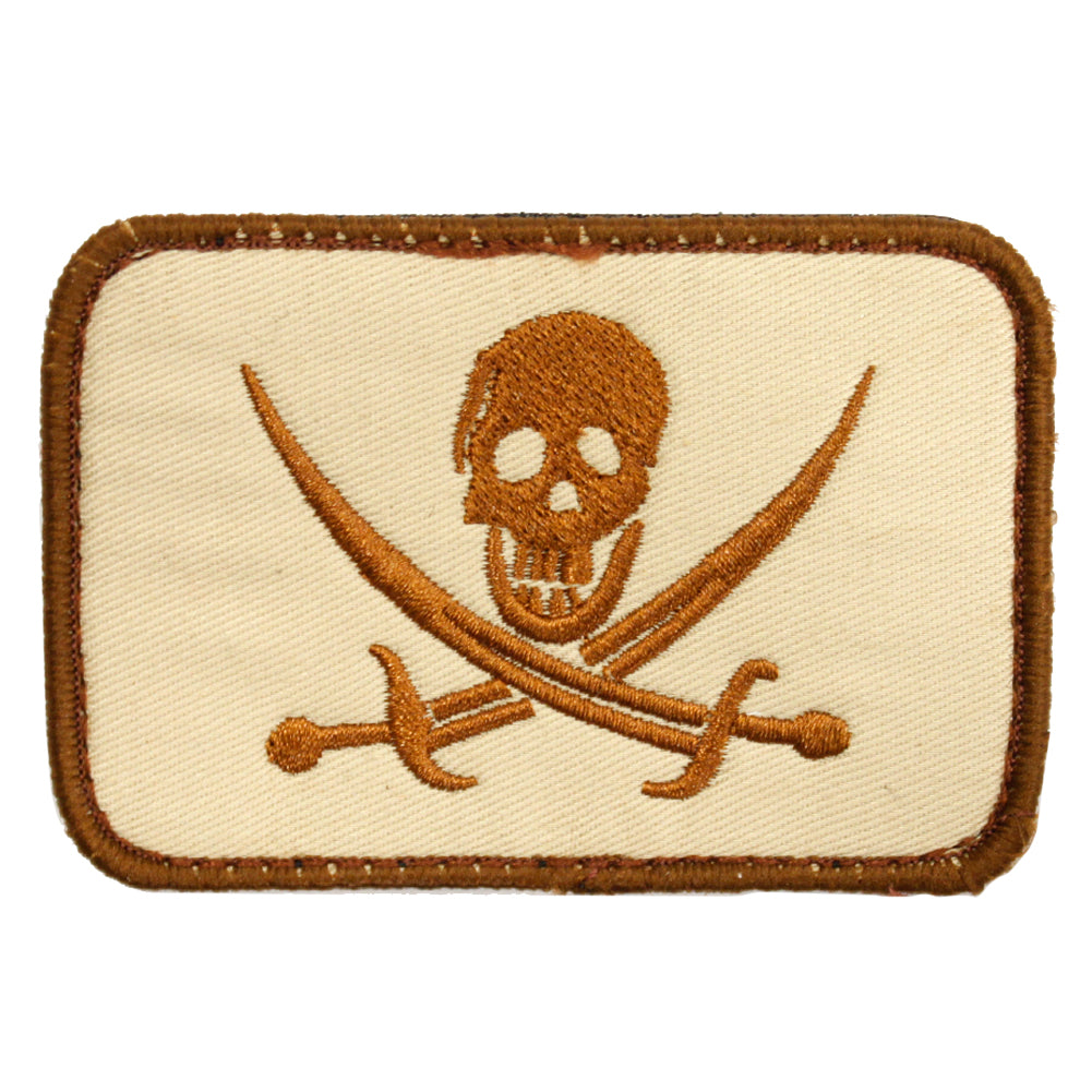 Lancer Tactical Jolly Roger Pirate Skull Hook & Loop Patch ...