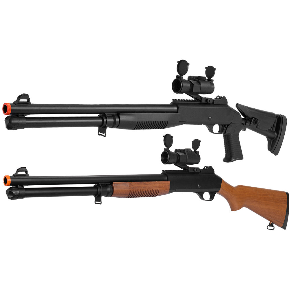 UKARMS M186 Spring Powered Airsoft Shotgun | AirsoftNMore.com