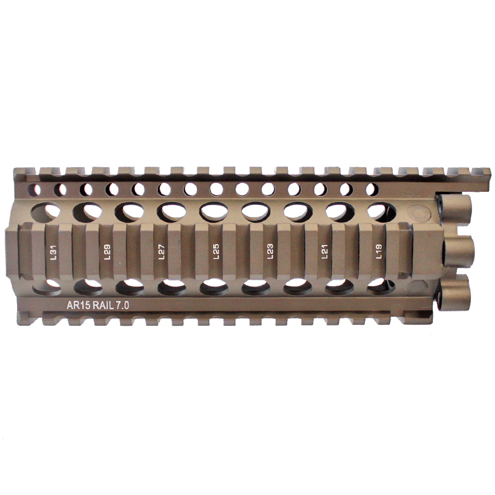 Madbull Airsoft - Daniel Defense - 7.0 Lite Rail - Airsoft Rail Systems