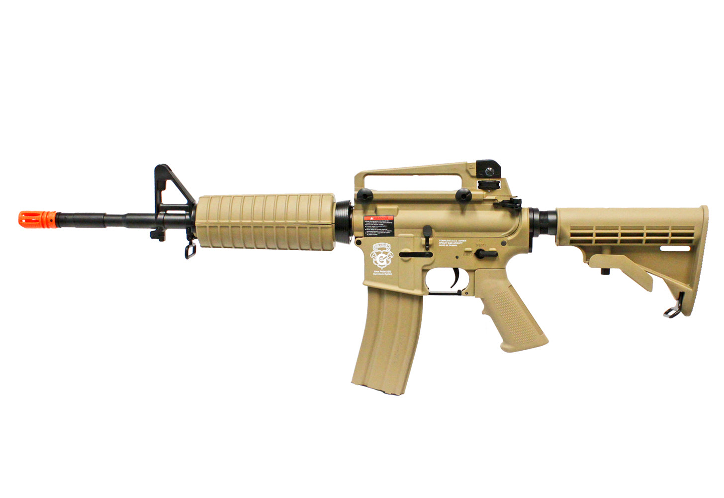 G&G Combat Machine GR16 Blowback AEG Airsoft Carbine - Tan ...