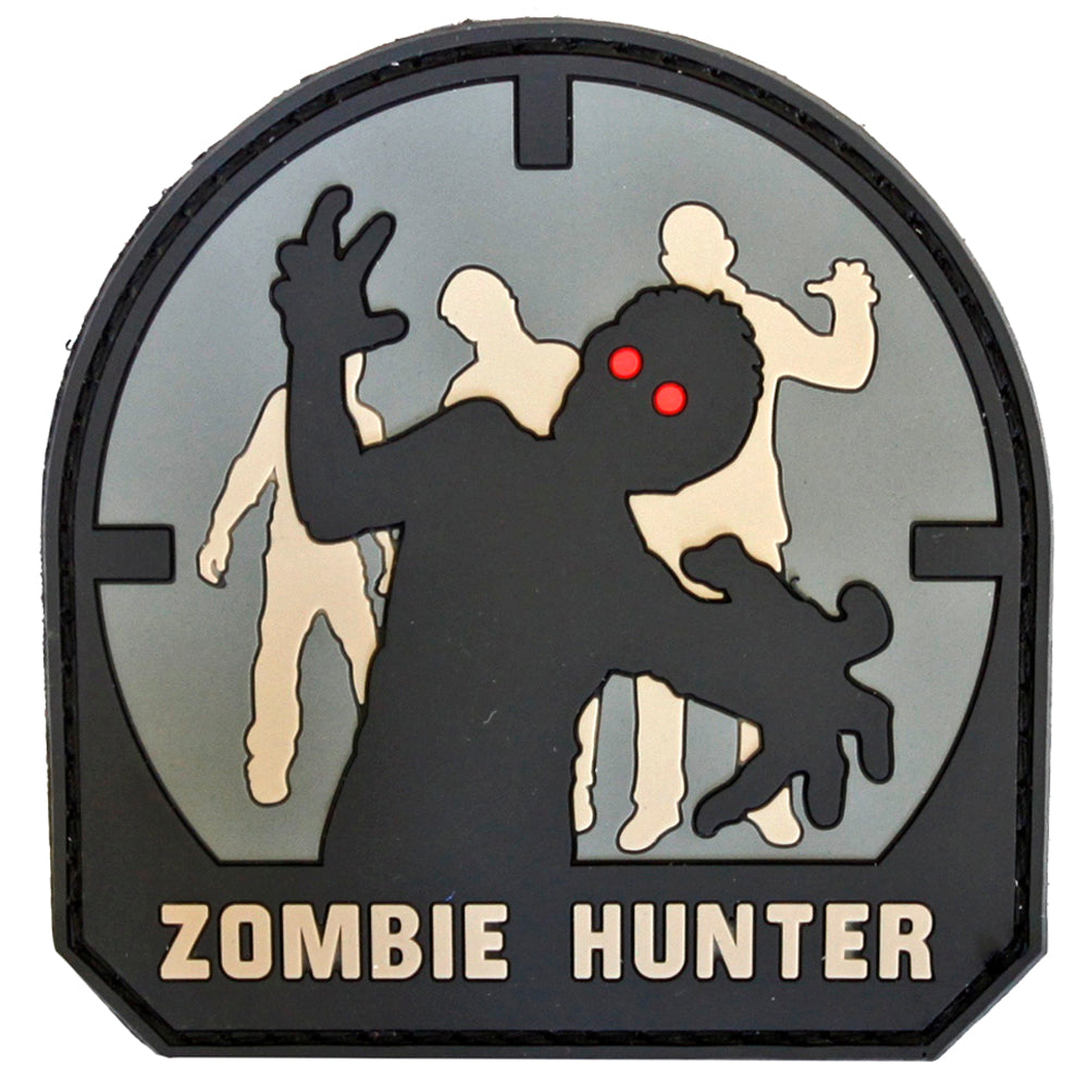 Mil-Spec Monkey Zombie Hunter PVC Hook & Loop Tactical Patch ...