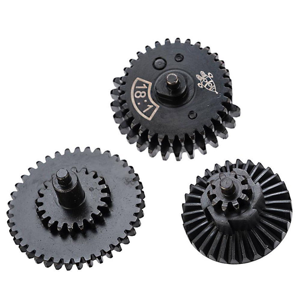 Rocket Airsoft CNC Steel 18:1 Standard Torque TM Spec. AEG Gear Set ...