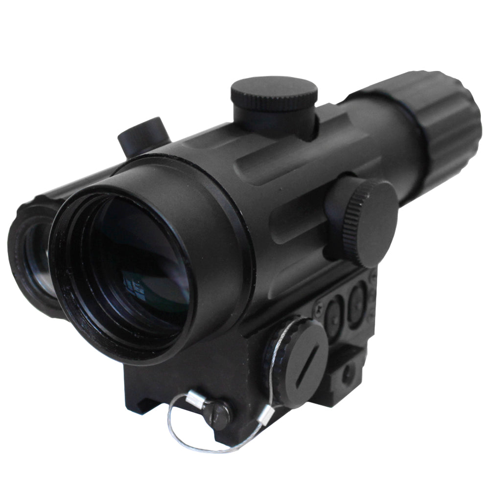 VISM Dual Urban Optic 4x32 Scope w/ Off Set Green Dot Sight ...