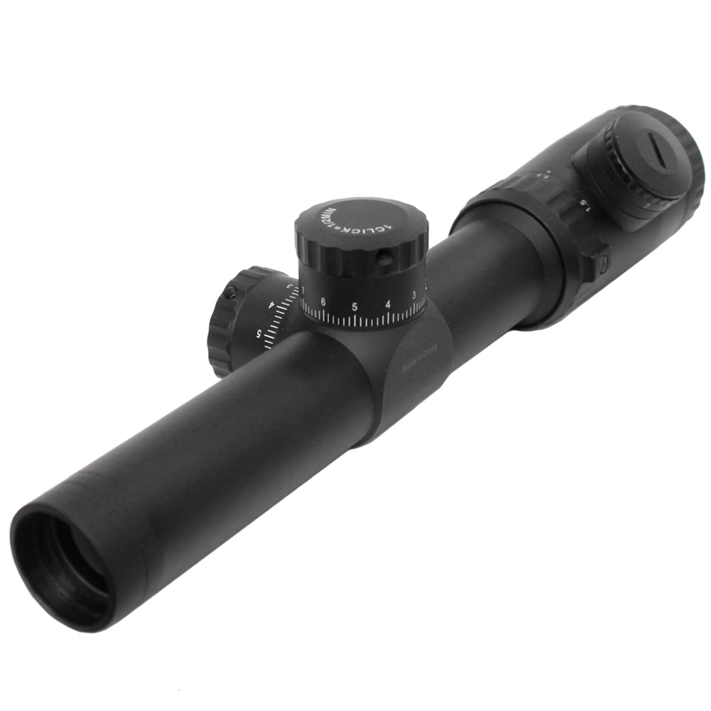 VISM Evolution Series 1.1-4x24 Blue & Green P4 Sniper Rifle Scope ...