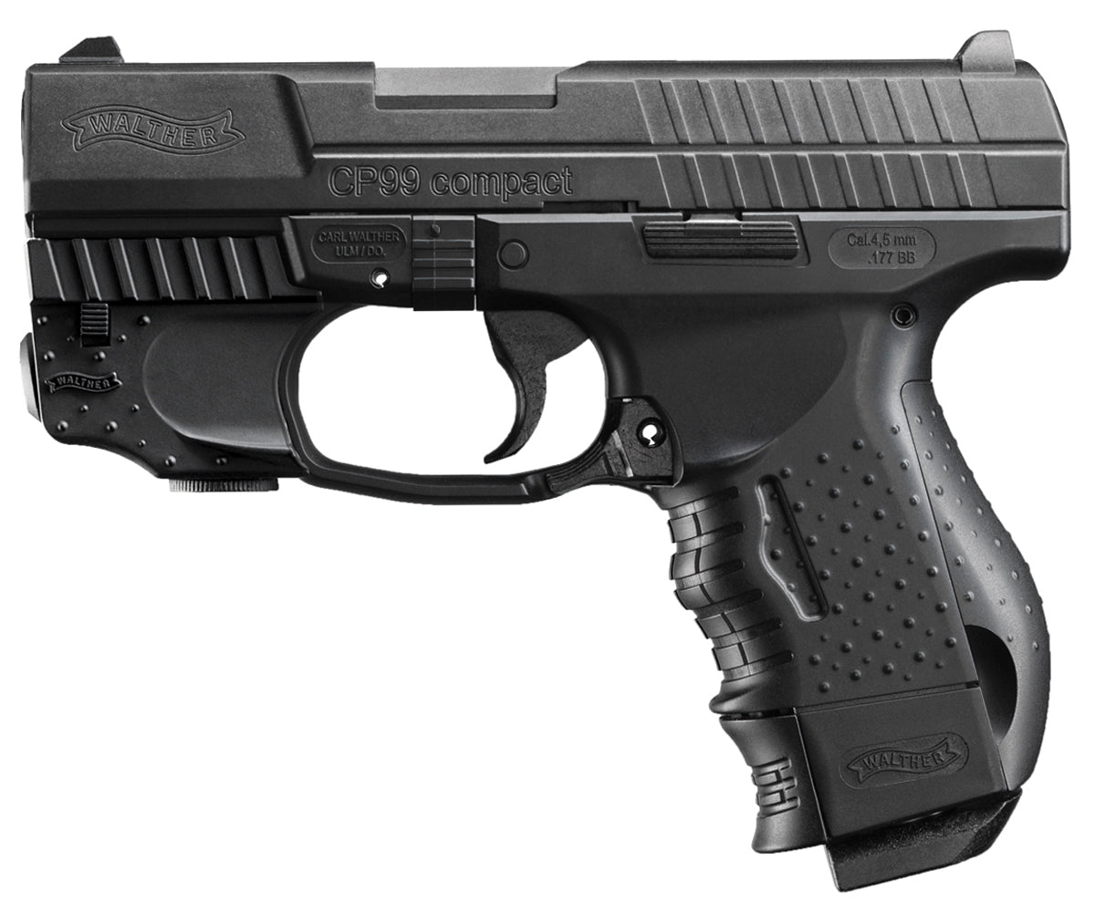 Umarex Walther CP99 Compact Co2 GBB .177 BB Gun Air Pistol with Laser ...
